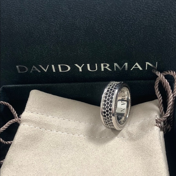 David Yurman | Accessories | David Yurman Size 1 Silver And Black Mens ...